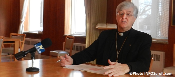 Mgr Simard élu président de l’Assemblée des évêques du Qc | INFOSuroit.com