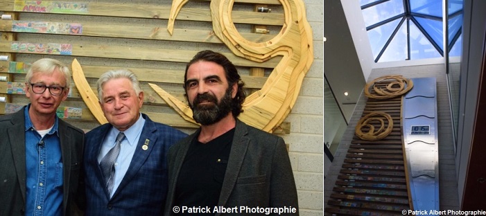 Une œuvre unique à l’entrée du nouvel hôtel de ville de Rigaud ...