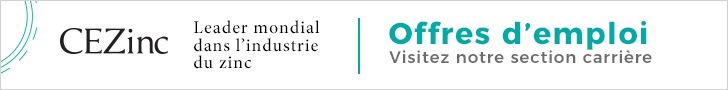 Pub CEZinc banniere offres emploi jan2019 pour INFOSuroit | INFOSuroit.com